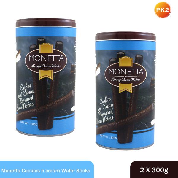Monetta Cookies n cream Wafer Sticks 300g (Pack of 2) - JioMart