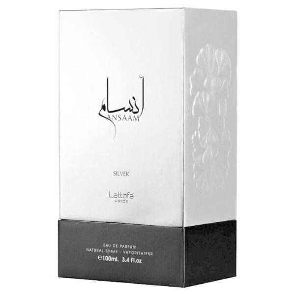 Lattafa Pride Ansaam Silver Perfume for Men & Women, 100ml - JioMart