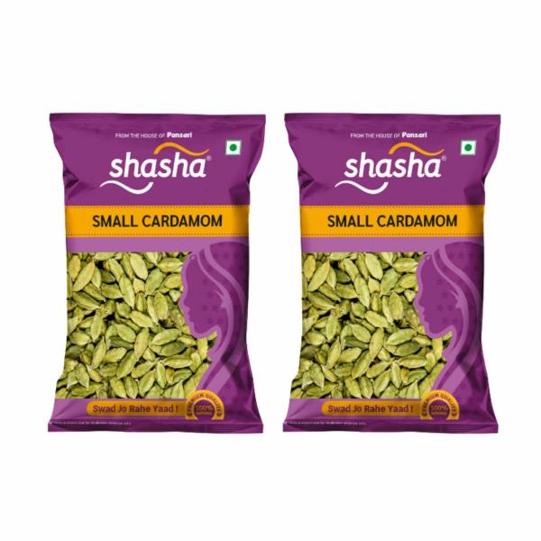 Shasha Spices , Whole Green Cardamom (Sabut Choti Elachi) - 50g x 2 ...