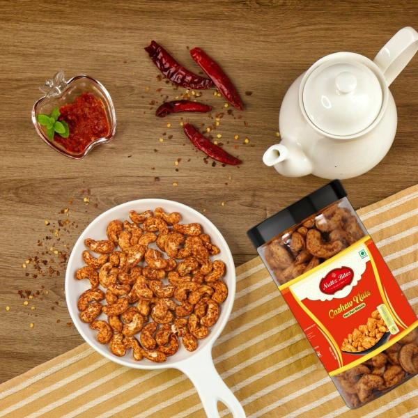 Nuttz Bites Peri Peri Masala Cashew Nut & Roasted Pistachios Combo 500 ...