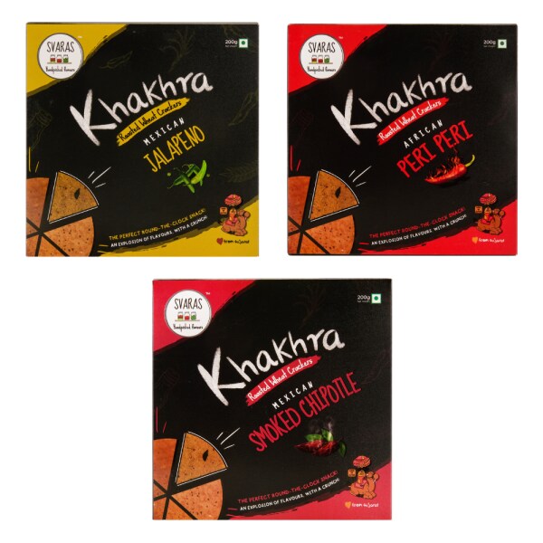 Svaras Khakhra | Premium Assorted Flavours | Mexican Jalapeno, African ...