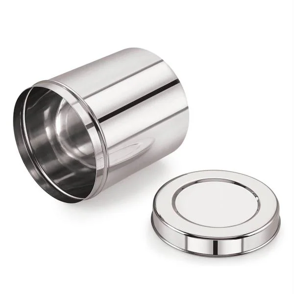 Neelam Silver Stainless Steel 24 22G Deep Dabba, 18950 Ml - JioMart