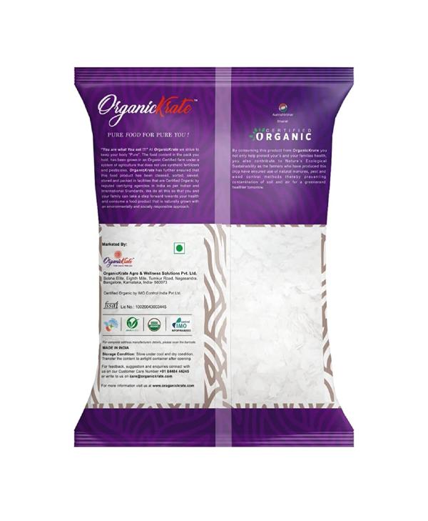 OrganicKrate - Organic White Rice Poha , Flattened Rice/Atukulu 500 ...