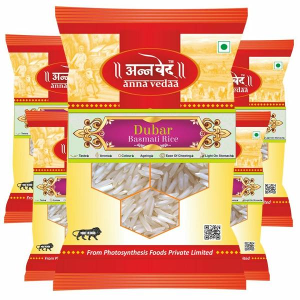 ANNA VEDAA Basmati Rice Dubar 1 kg ( Pack of 5) - JioMart