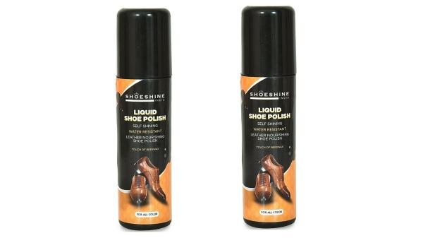 Shoeshine Liquid shoe polish (Pack of 2) All color / neutral leather ...