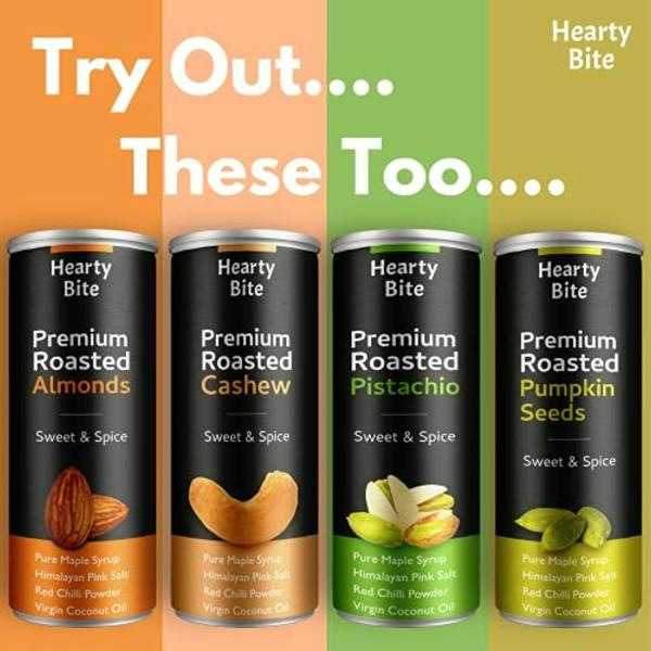 Hearty Bite Roasted Cashew Nuts and Pista Dry Fruits Salted Zero Added ...