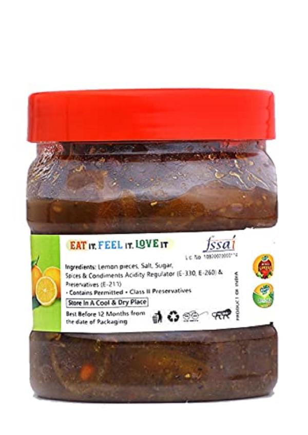 Natural Hub Homemade Mother Recipe Red Chilli & Lemon Pickel Combo 500 ...