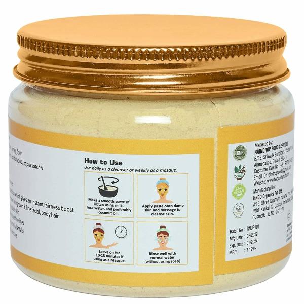 Two & A Bud 100% Natural Haldi Chandan Ubtan Powder | For Glowing Face and Skin | 100 g - JioMart