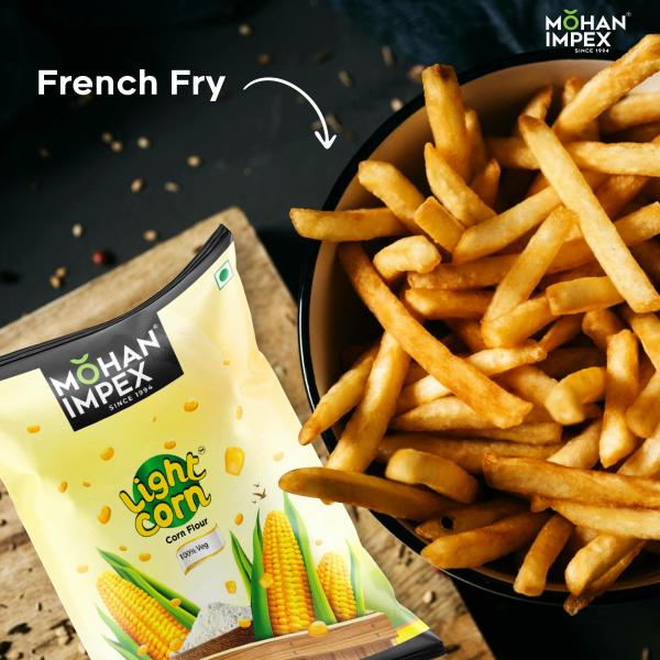 Mohan Impex 1 kg Corn Flour Powder |Maize Flour| Makke Kaa Atta [HoReCa ...