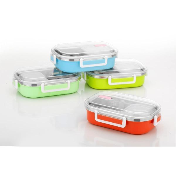 KARTUNBOX Lunch Box Rectangular Shape Stainless Steel Hot Insulated ...