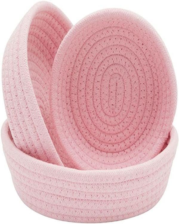 TINDLER KNOTS Pink colored Cotton Thread Rope Decorative, Multi-Purpose ...