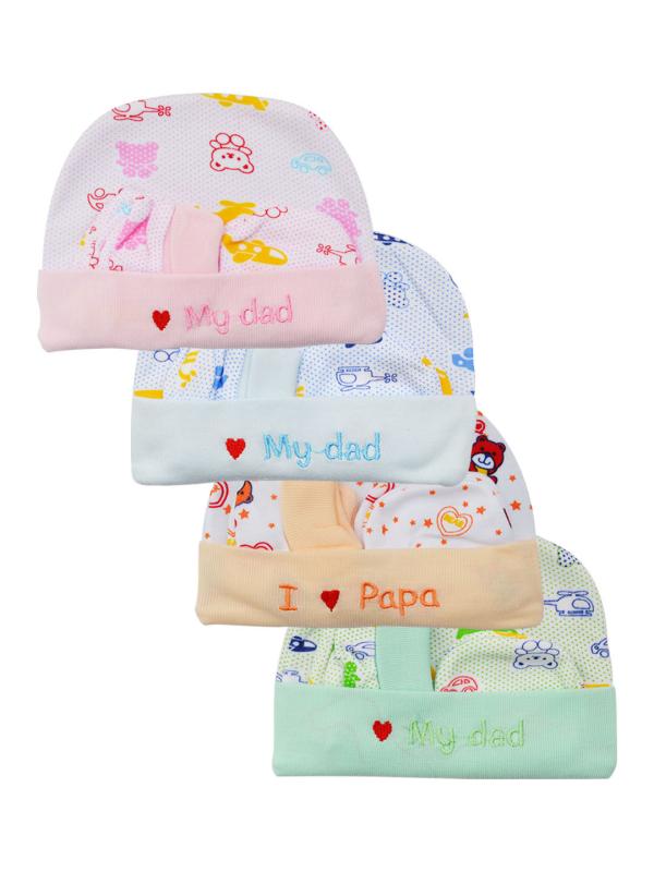 Moms Home Newborn Baby Cap Mitten Bootie Set Gentle to Baby Delicate ...