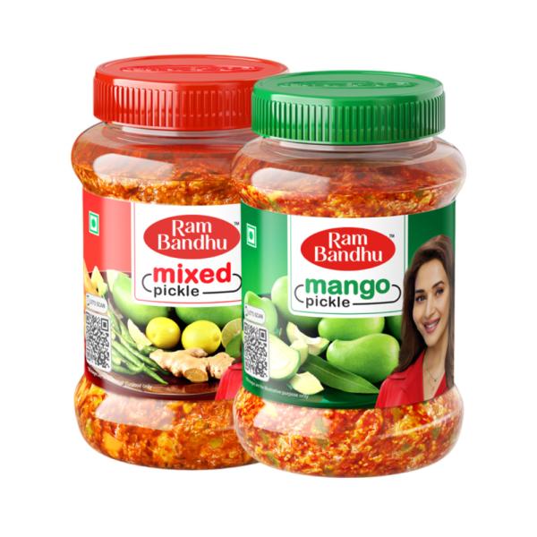 Ram Bandhu - Mango Pickle, Mixed Pickle | Achar | Lonche 700gm, Pack Of ...