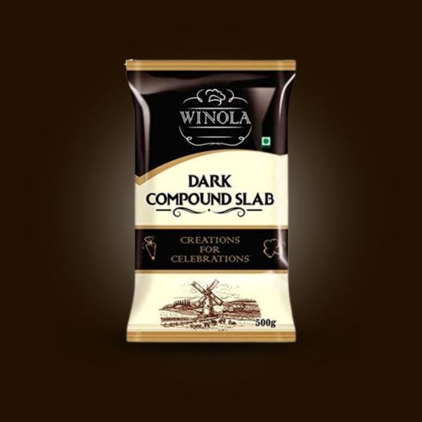 Winola Dark Compound Slab- Dark Baking Chocolate Bar for chocolate ...