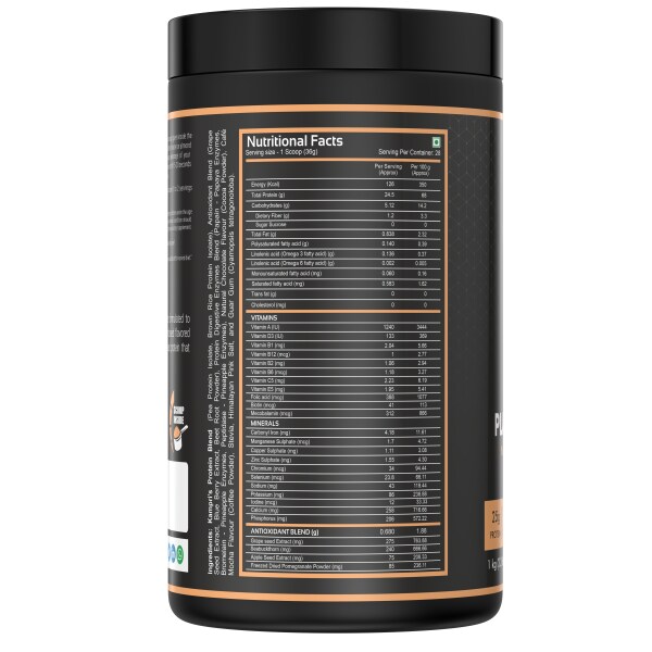 Dr.NUTRA 100 % Natural Vegan Plant Protein, Pea Protein, Brown Rice ...