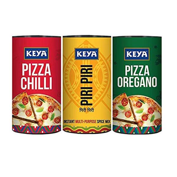 Keya 230 gm| Italian Pizza Oregano (80 gm) | Piri Piri (80 gm ...