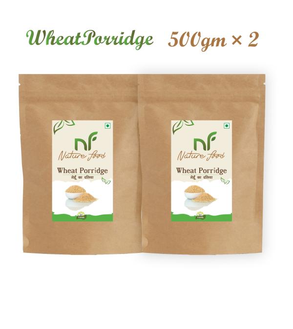 Nature Food Wheat Porridge - 1 kg (Pack of 2) - JioMart