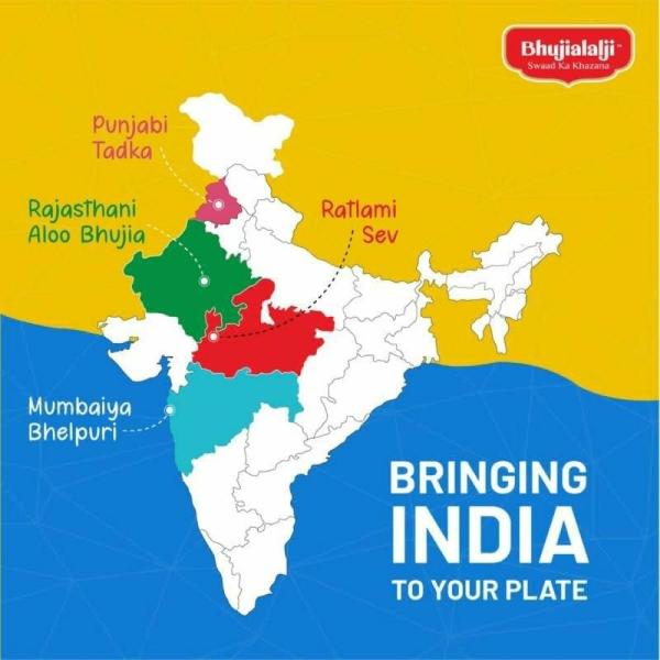 Bhujialalji Bikaneri & Aloo Bhujia Navratna Mixture & Khatta Meetha ...