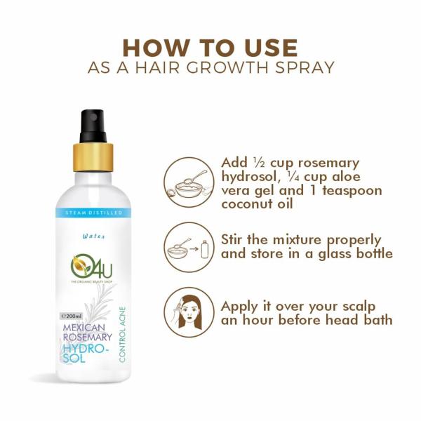 O4U Mexican Rosemary Hydrosol, 200 Ml - JioMart