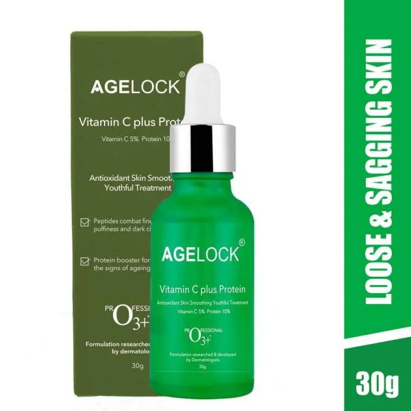 O3+ Age Lock Vitamin C Plus Protein Serum - JioMart