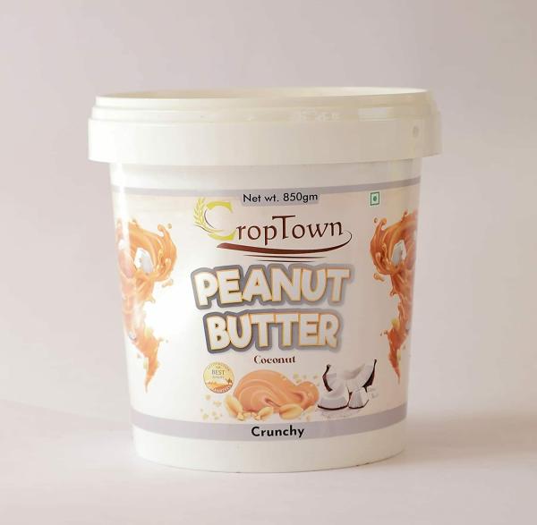 CropTown Coconut Crunchy Peanut Butter 850 Grams - JioMart