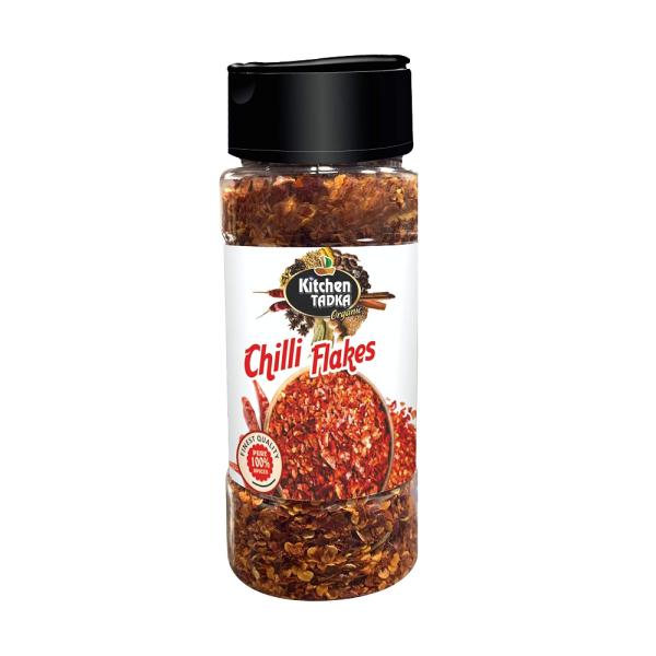 KITCHEN TADKA |Chilli Flakes|Red Chilli Flakes|Easy Store Bottle/Pack ...