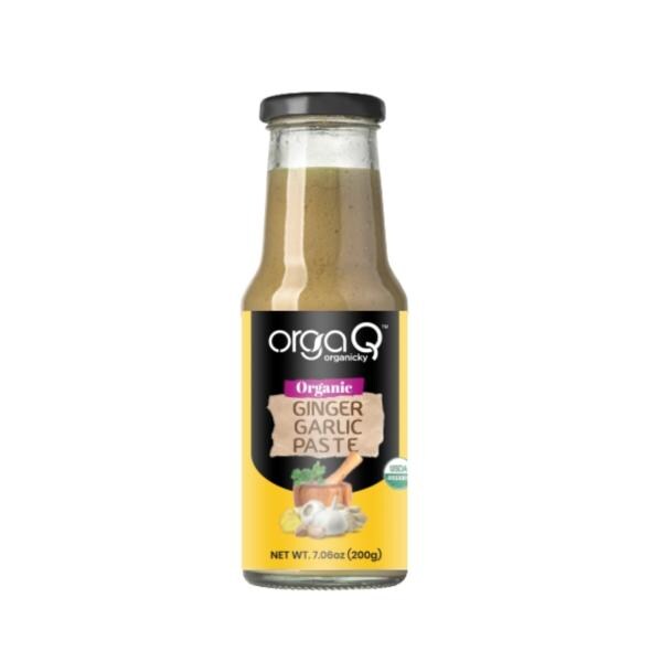 Orgaq Organicky Organic Ginger Garlic Paste - 200 Grams - JioMart