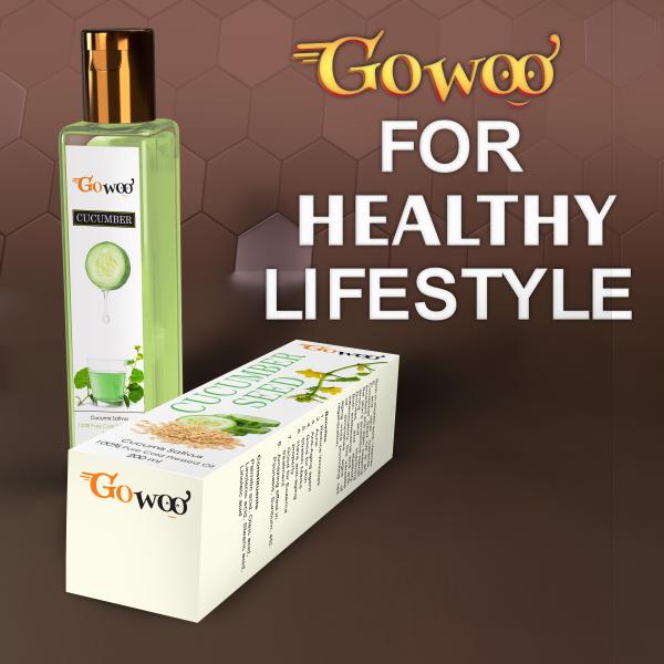 GO WOO 100% Pure cucumber seed oil carrier oil on face 200 ML - JioMart