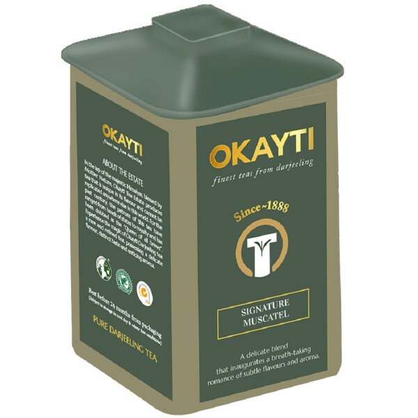 Okayti Signature Muscatel Darjeeling Second Flush Black Tea -100 Gm | 100% Organic Second Flush ...