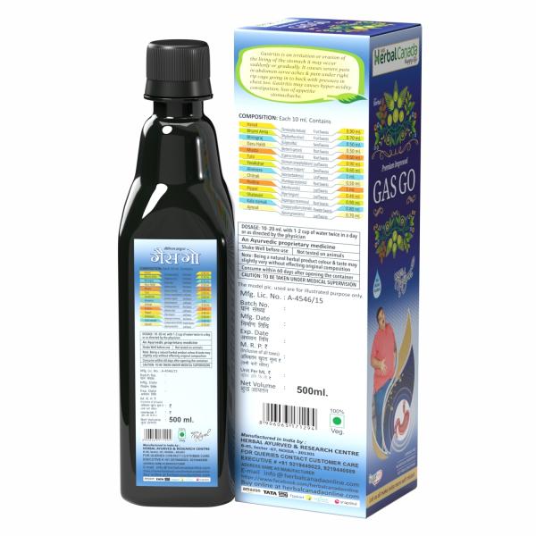 Harc Herbal Canada Gas Go Syrup Juice || Ayurvedic Tonic for Digestion ...