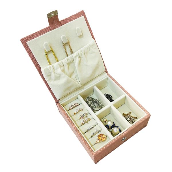 La Trove Quirky Portable Jewellery Storage Box with Pocket Organizer ...