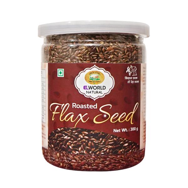 ELWORLD AGRO & ORGANIC FOOD PRODUCTS Roasted Flaxseed (Alsi/ Teesi ...