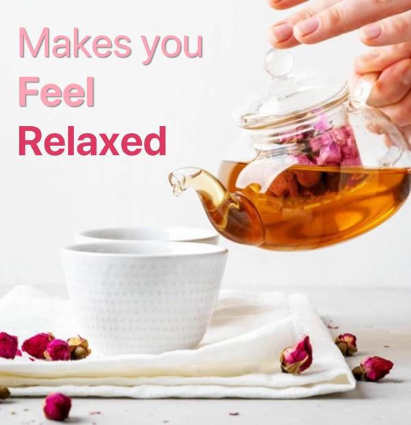 Blue Tea Rose Flower Tea Herbal Tea -30 g - JioMart