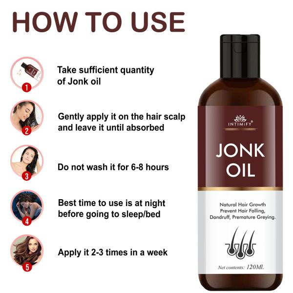 Intimify Jonk Oil for hair growth, hair dandruff oil, thick hair oil ...