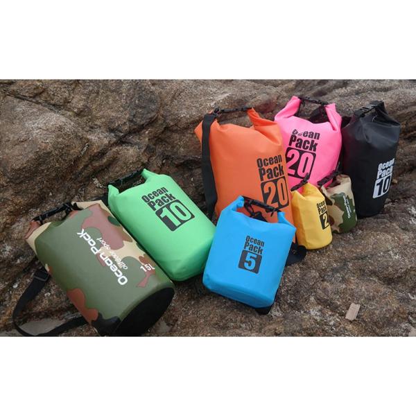 kartunbox 2L/3L/5L/10L/15L/20L/30L 500D Tarpaulin Heavey-Duty PVC Water Proof Dry Bag Sack for ...