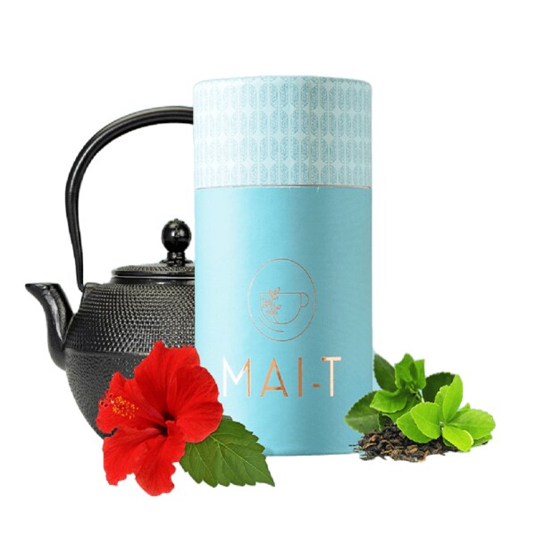 MAI-T Green Tea 100% Natural Loose Leaves | Hibiscus sabdariffa flower ...