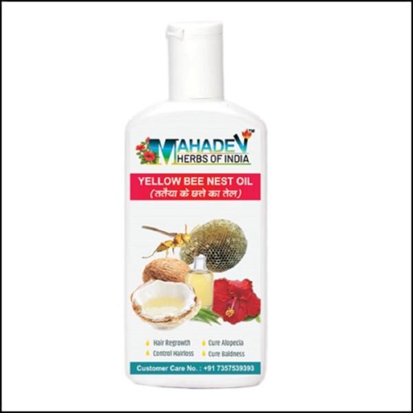 Yellow Bee Nest Oil 200ml tattaiya bhirad oil alopecia | hair fall ...