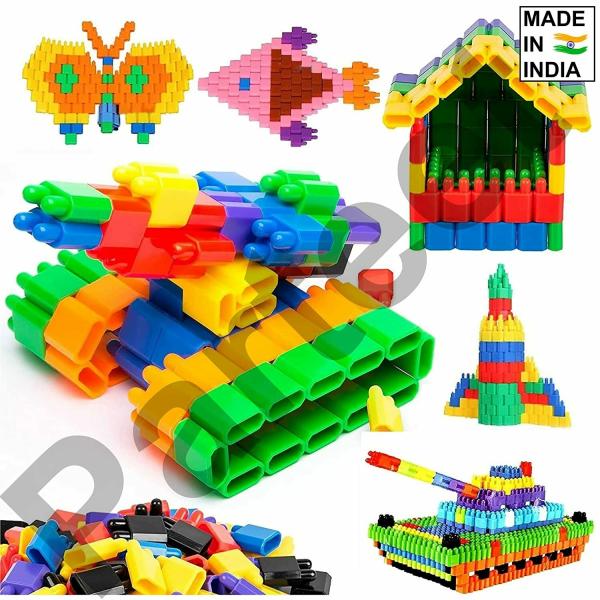 Parteet Bullet Building Blocks Set for Kids || Multicoloured ...
