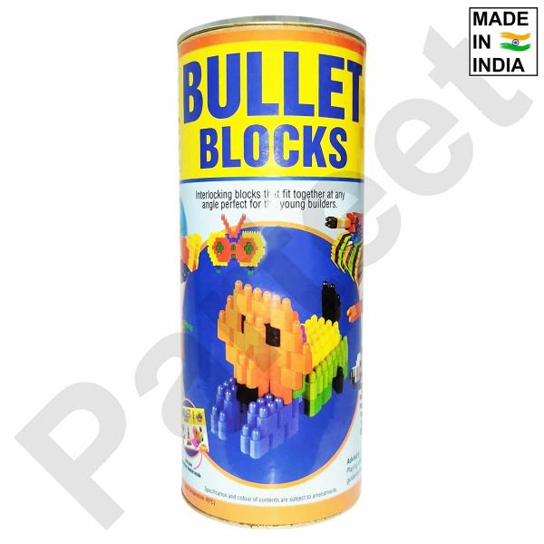 Parteet Bullet Building Blocks Set for Kids || Multicoloured ...