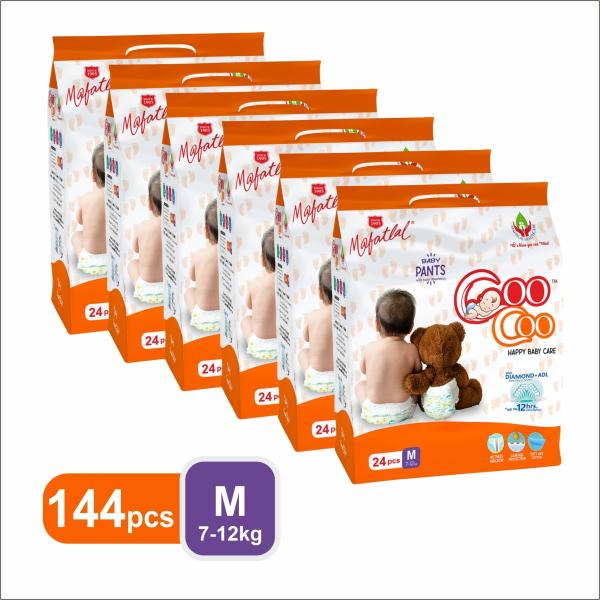 Coo Coo Baby Pullup Diaper Pants - M (144 Pieces) - JioMart