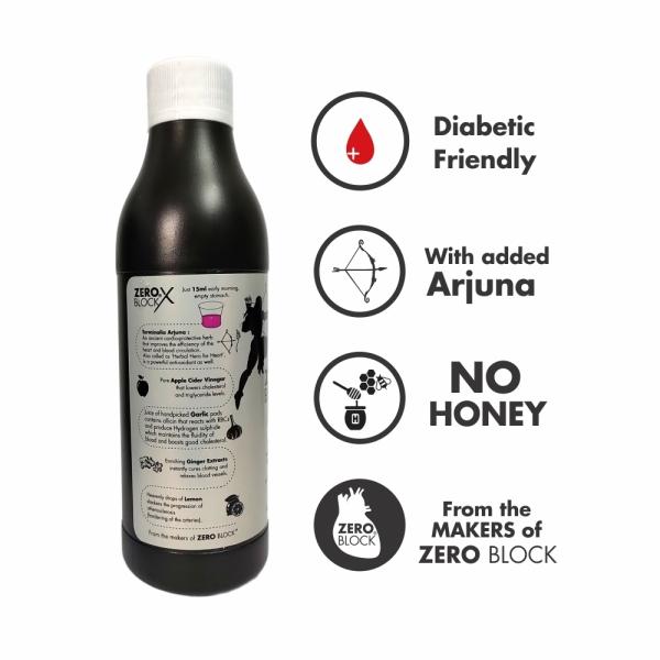 ZERO BLOCK X_ 500 ml - A Diabetic Friendly Mixtures for Heart Wellness ...