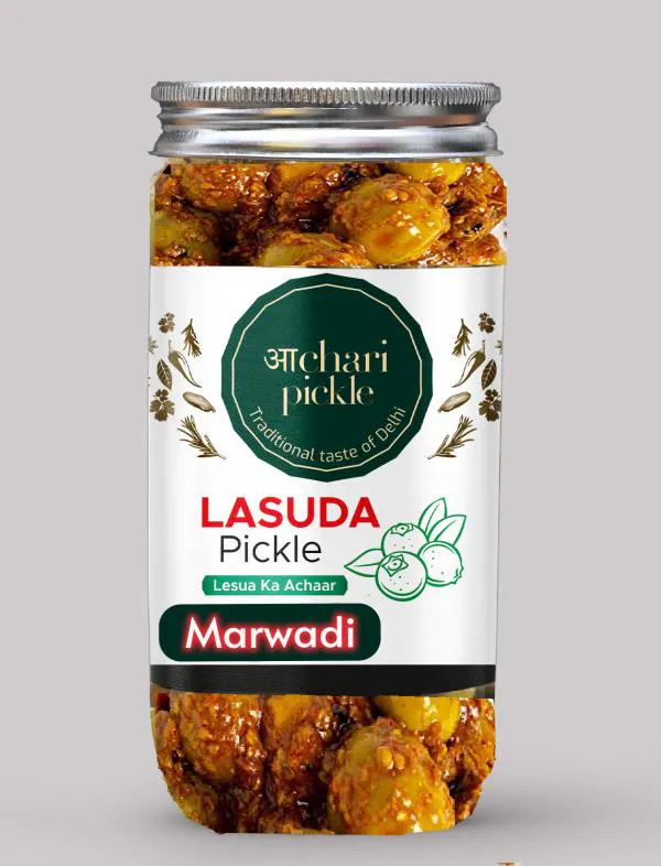 Marwadi Home Made Lasode/Lesua/ Gunda Pickle Achar 400gm Rajasthani ...