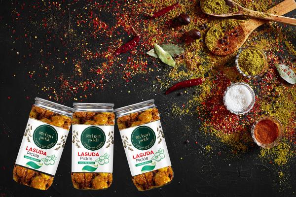 Marwadi Home Made Lasode/Lesua/ Gunda Pickle Achar 400gm Rajasthani ...