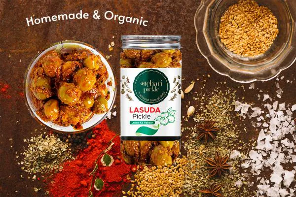 Marwadi Home Made Lasode/Lesua/ Gunda Pickle Achar 400gm Rajasthani ...