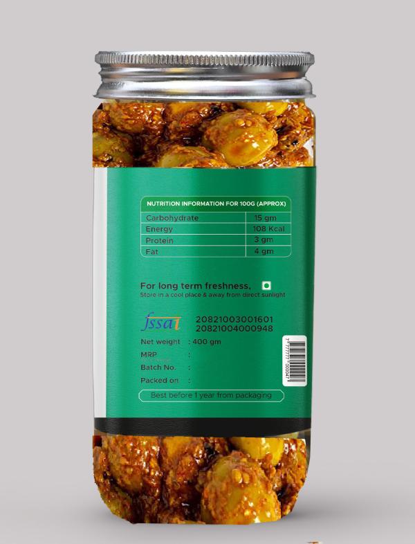 Marwadi Home Made Lasode/Lesua/ Gunda Pickle Achar 400gm Rajasthani ...