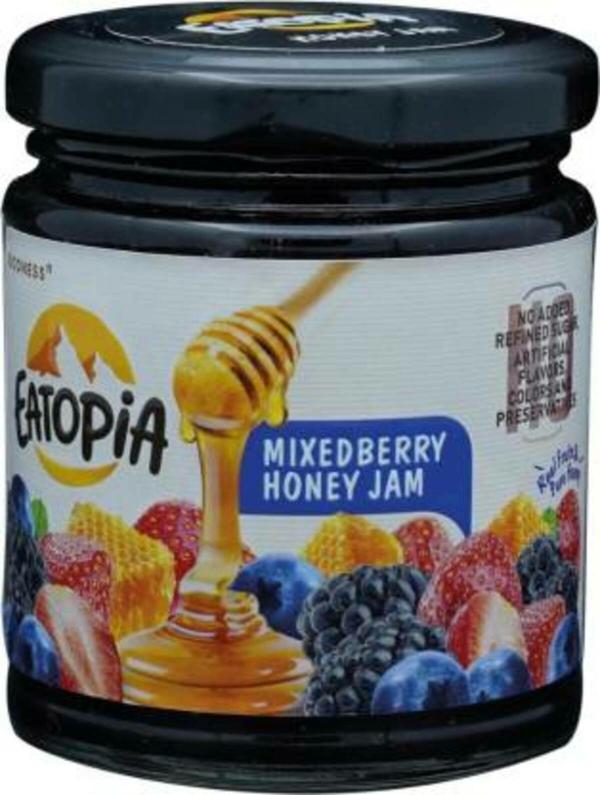 Eatopia Mixed Berry Honey Jam - 240 Gm - JioMart