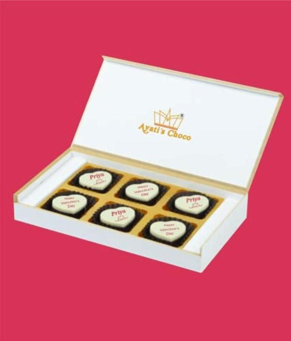 Ayatis Choco Personalised Valentines Day Chocolate Gift Box Pan 6 ...
