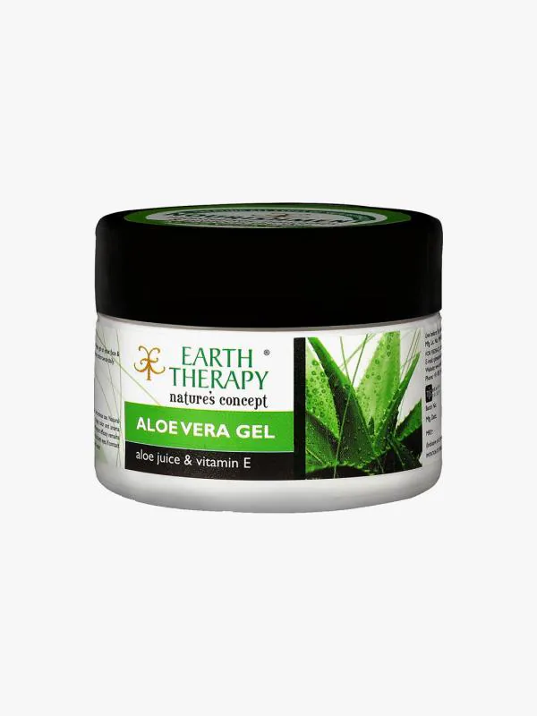 EARTH THERAPY Aloe Vera Gel 50gm, For Stretch Marks,Scars,Wrinkles,Fine ...