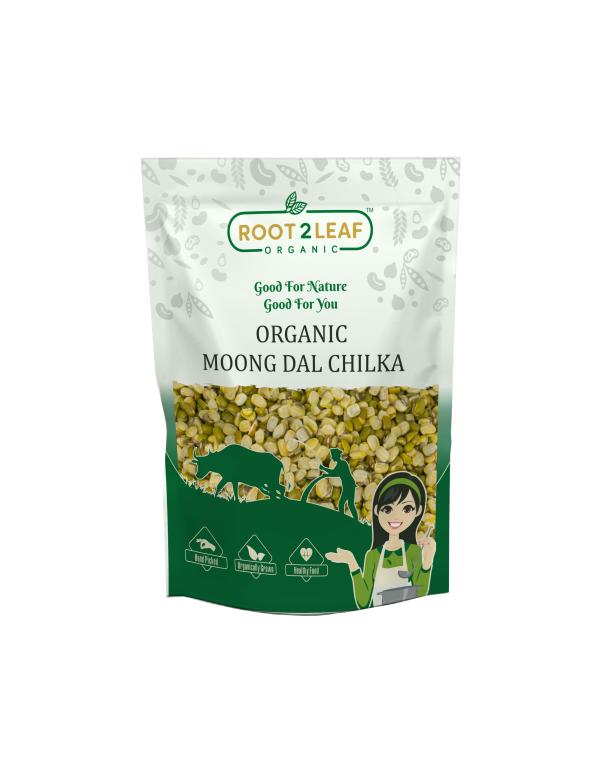 Root2leaf Organic Moong Dal Chilka 500gm - JioMart