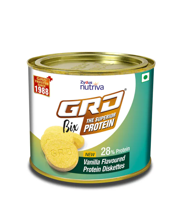 GRD Bix Vanilla Flavoured High protein biscuits with Immuno Nutrients ...